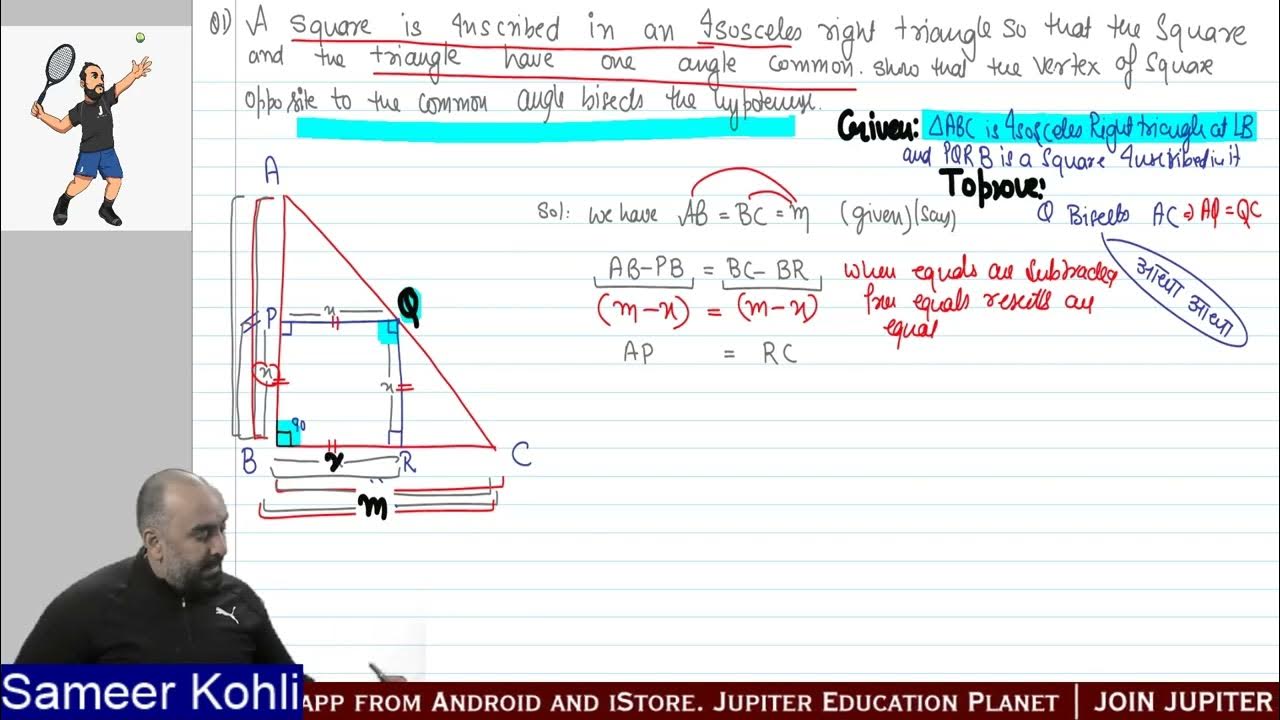 9 Maths Exemplar Quadrilaterals 8.4 question no 1 solution - YouTube