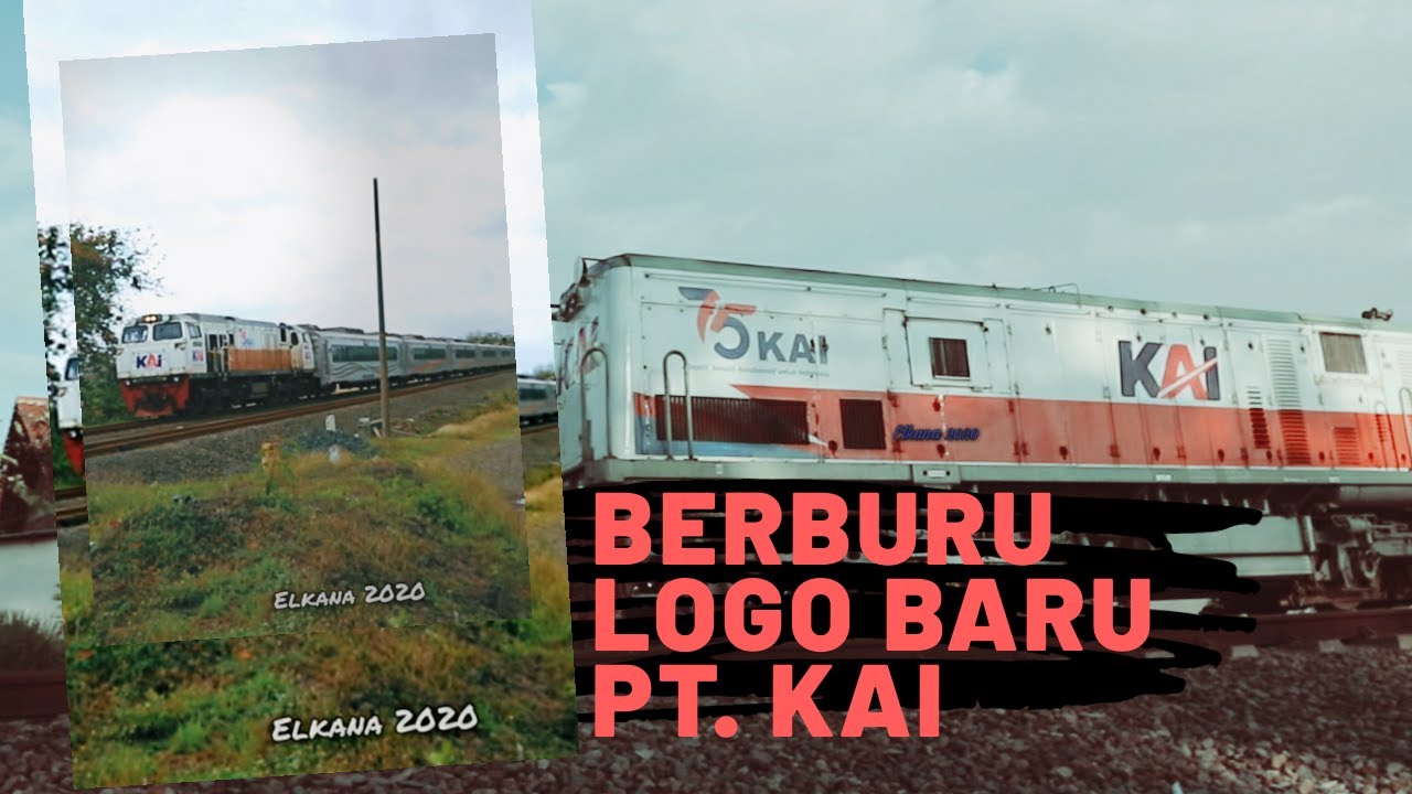 KAI KEMBALI GANTI LOGO | Lokomotif dan Kereta menggunakan Logo Baru PT ...
