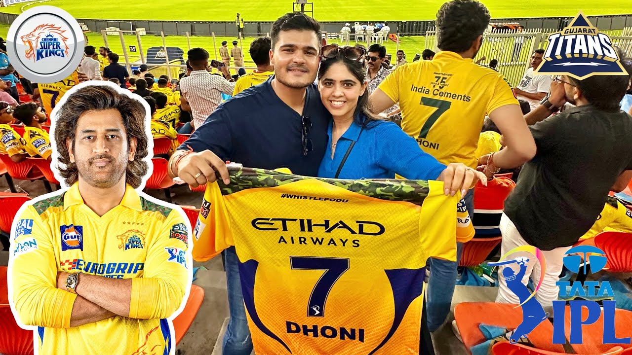 WE WENT TO SEE DHONI | IPL 2024 VLOG | CSK VS GT | MSD #TataIPL2024 ...