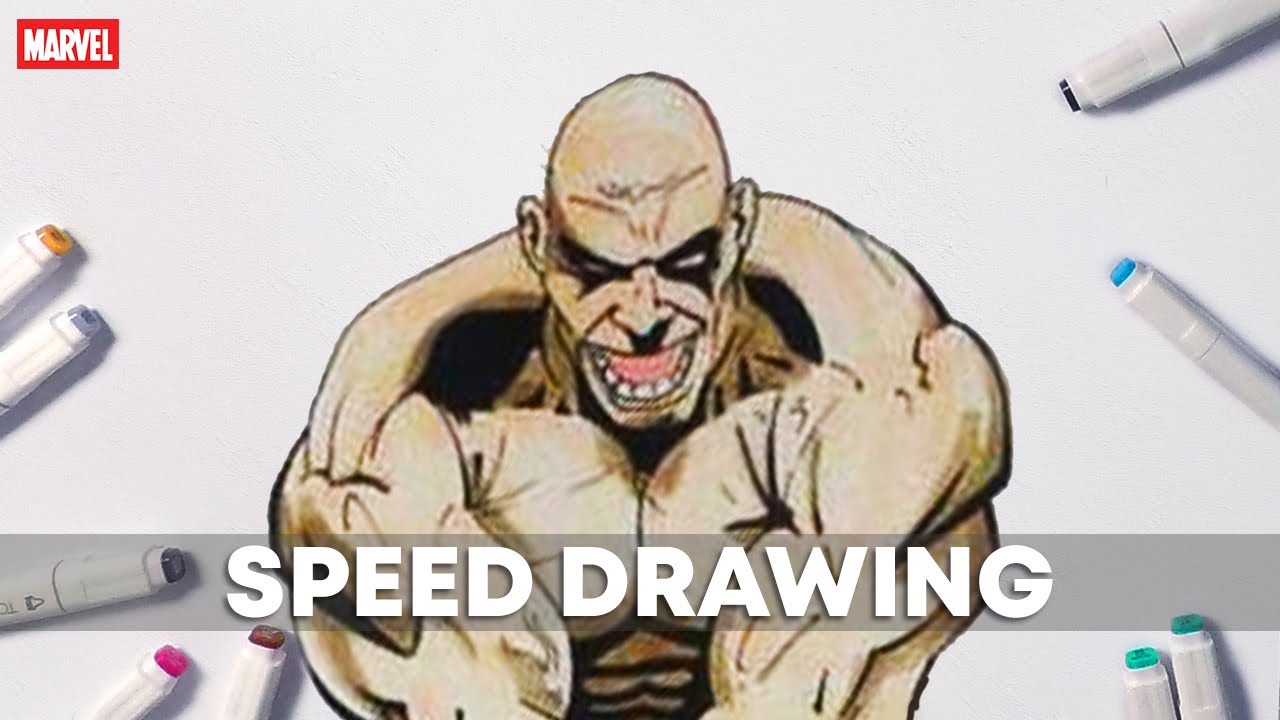 Drawing Absorbing Man (Speed Art) | MARVEL | jey wee - YouTube