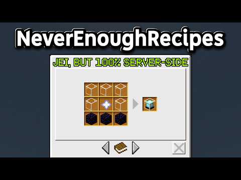 This Plugin Brings JEI to Minecraft Servers [NeverEnoughRecipes]