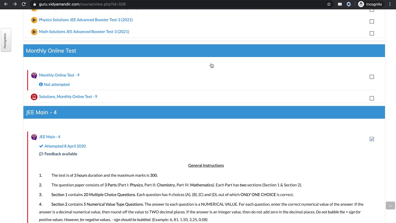 VMC Guru - JEE Online Test Series Introduction - YouTube
