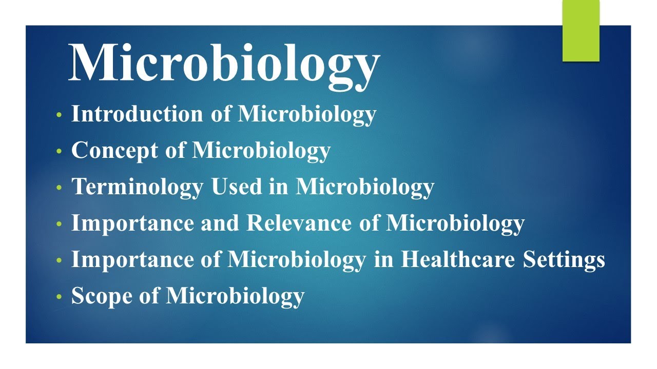 Microbiology| introduction|concept| importance|scope - YouTube