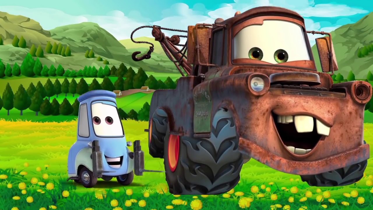 69 Disney Cars 3 McQueen VS Colored Colossus Car to Learn Colors for ...