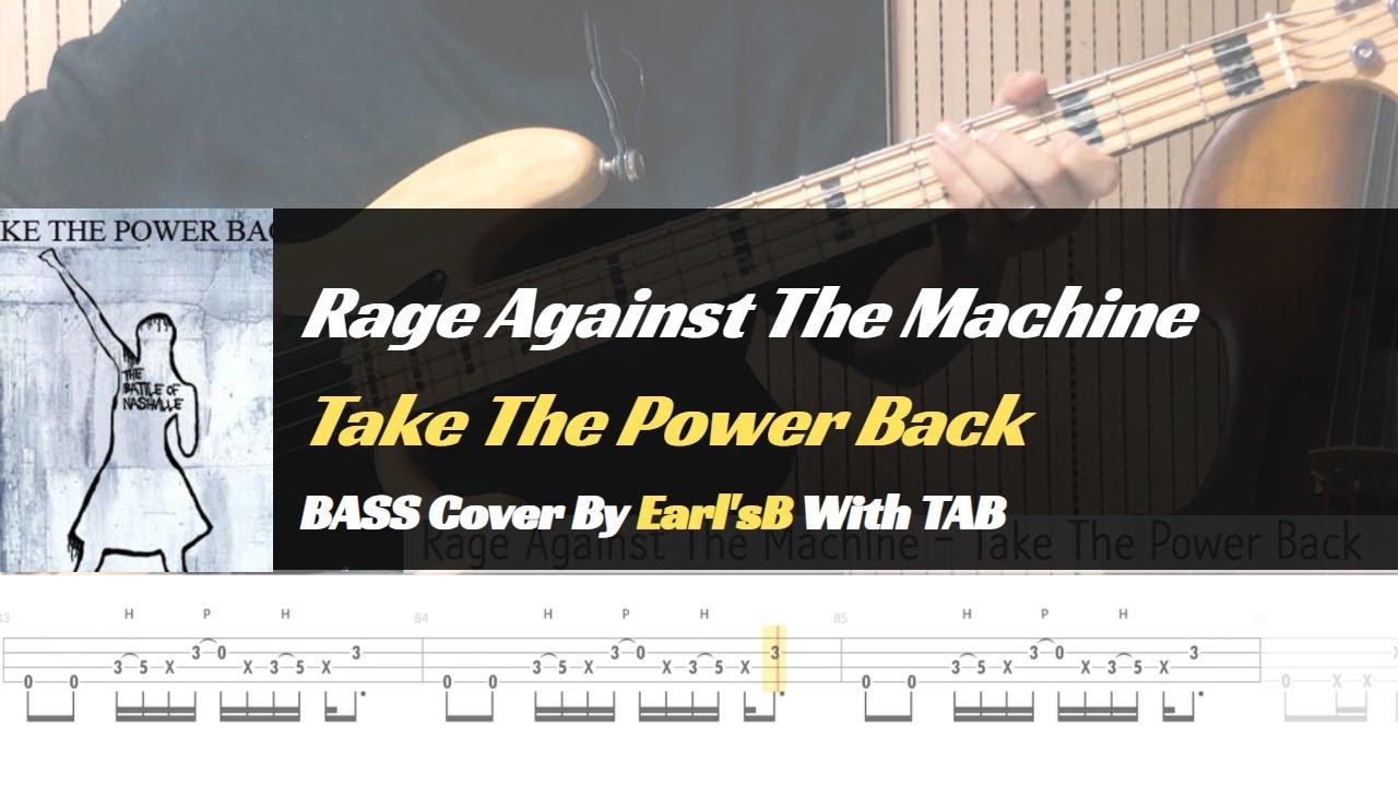 Rage Against The Machine_Take The Power Back_Bass Cover Solution No.83 ...