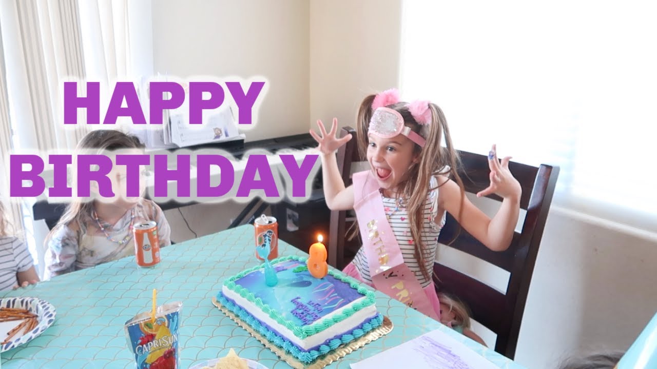 WYN'S 8TH BIRTHDAY - YouTube