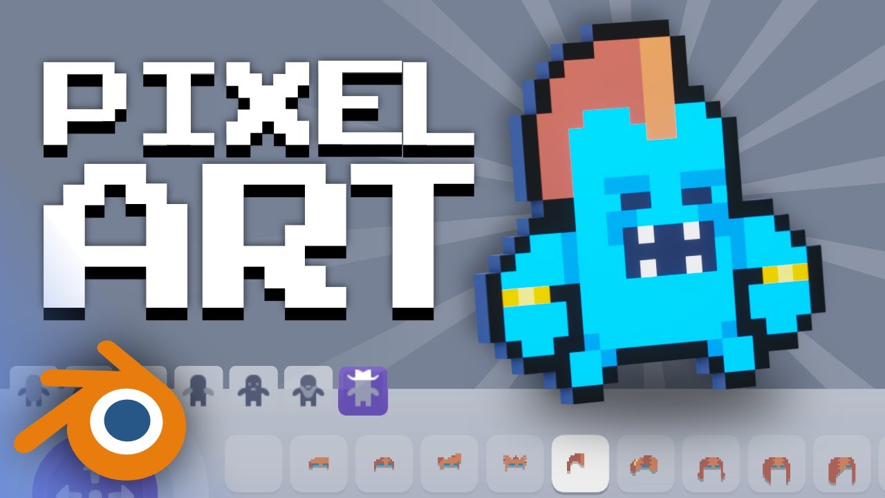3D PIXEL ART w Blenderze? - YouTube
