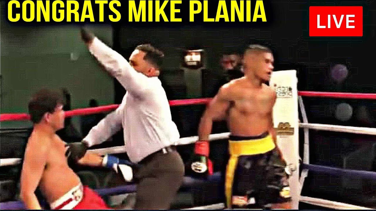 🔴LIVE! MIKE PLANIA PANALO 4TH ROUND KNOCKOUT | PLANIA vs DIAZ FIGHT ...