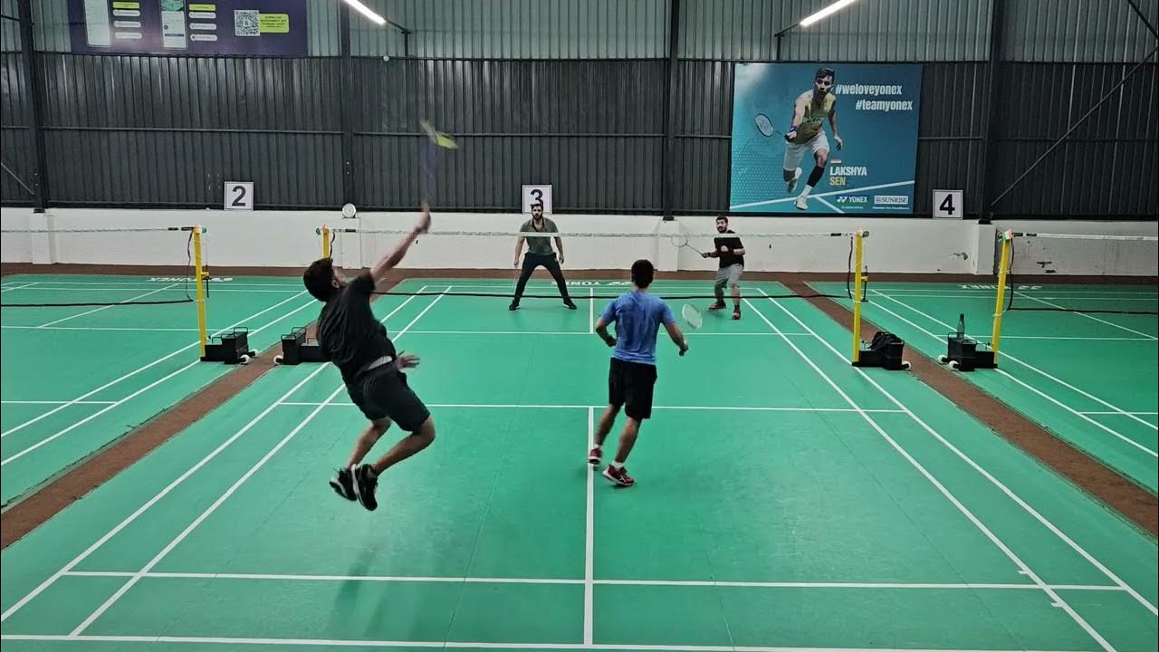 Badminton game 2 || 1 Feb 2025, kunal/himanshu vs mandeep/shivam - YouTube