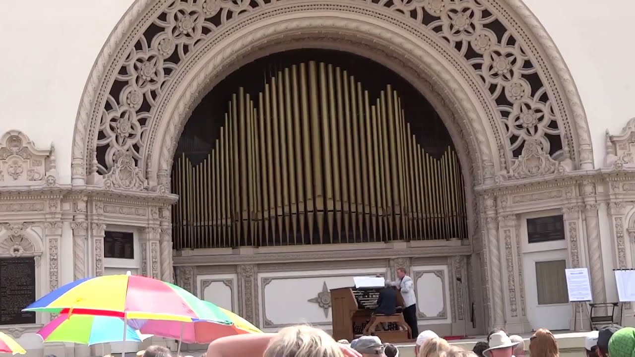 Giant Pipe Organ Concert at Balboa Park April 2013 - YouTube