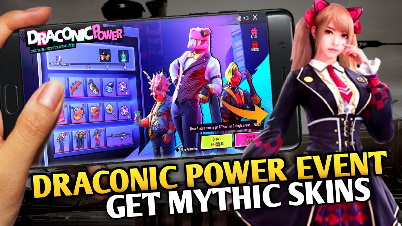DRACONIC POWER NEW EVENT PUBG MOBILE 😍| HOW TO GET PERMANENT MYTHIC ...