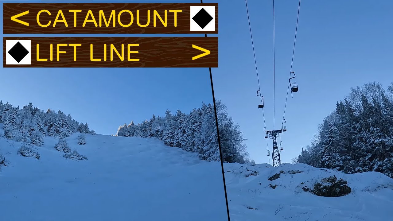 Mad River Glen, VT - Catamount Bowl to Lift Line (12-22-24) [4K] - YouTube