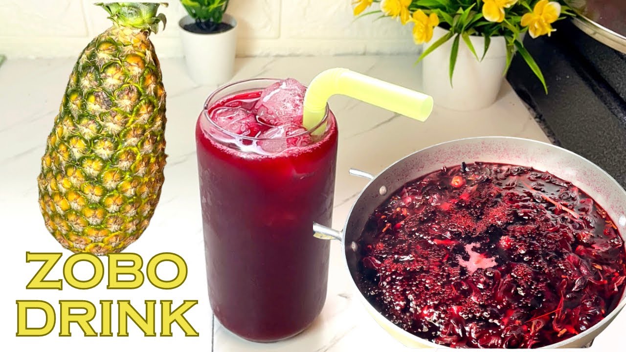 How to make authentic Ghana sobolo drink / Zobo drink/ hibiscus drink ...