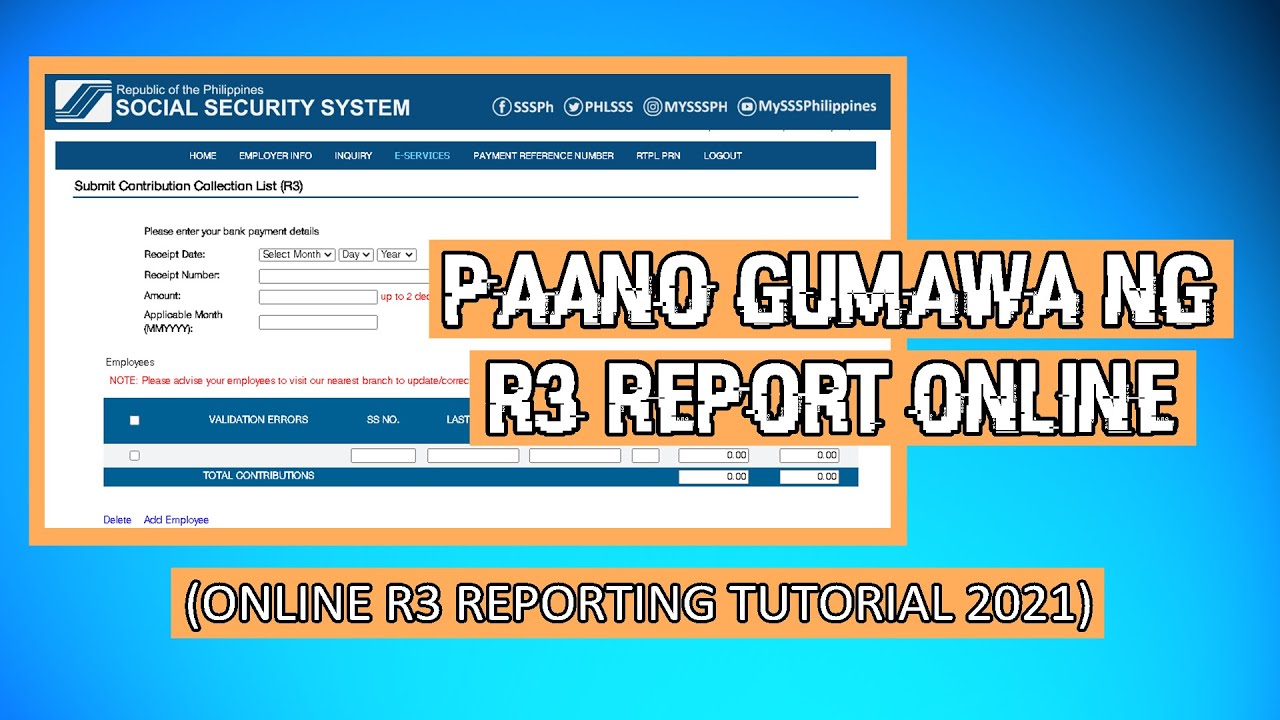 PAANO GUMAWA NG R3 REPORT ONLINE 2021 - YouTube