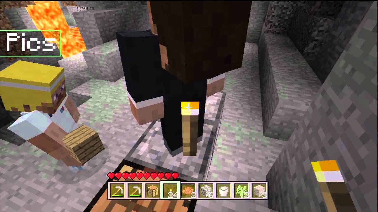 Funny Minecraft glitch on Xbox - YouTube