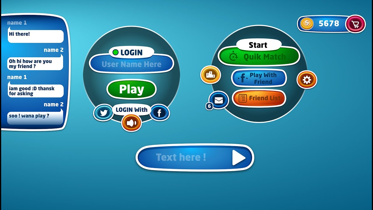 GAME INTERFACE GUI time lapse part 1 - YouTube