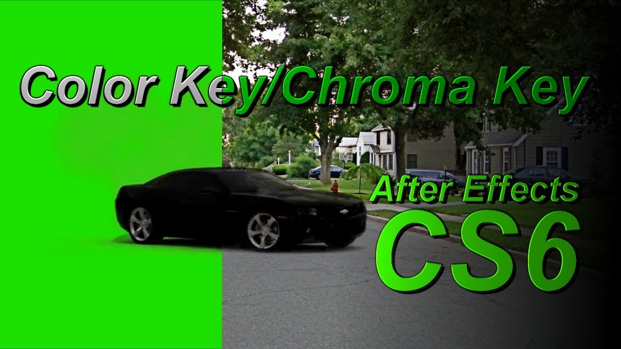 Color Key/Chroma Kay After Effects CS6 TUTORIAL - YouTube