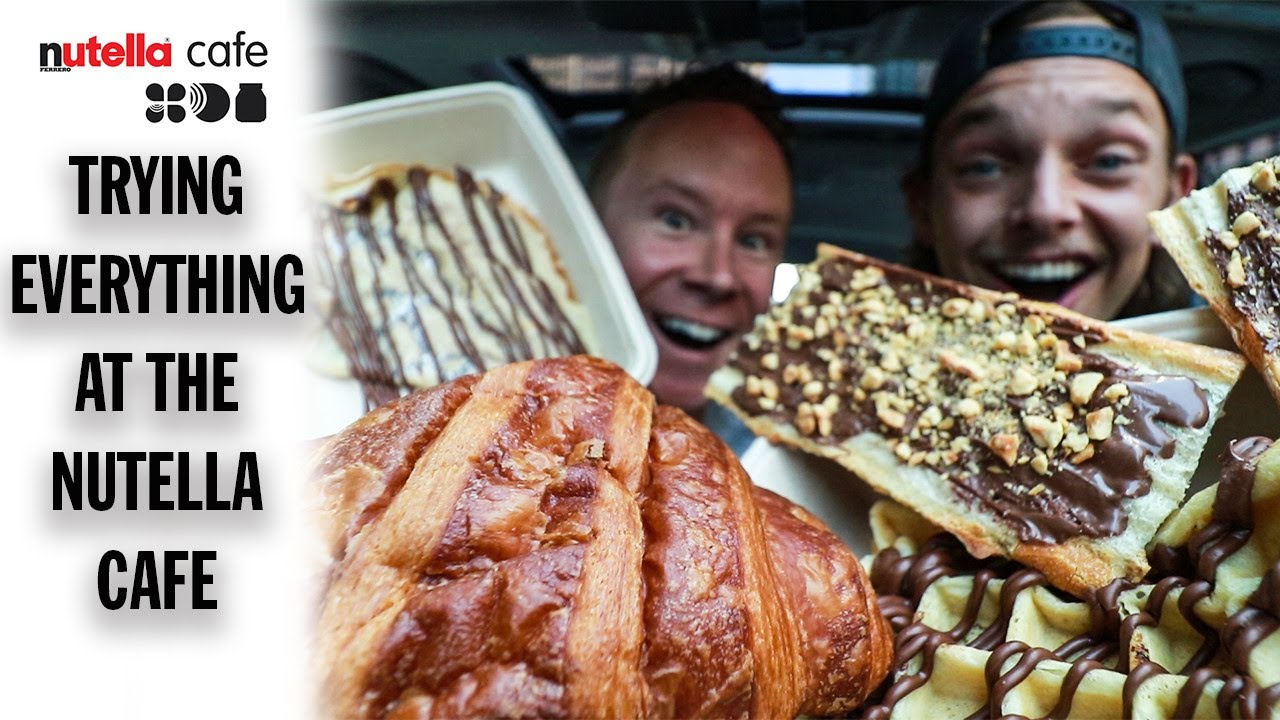 The OFFICIAL Nutella Cafe Review! - YouTube