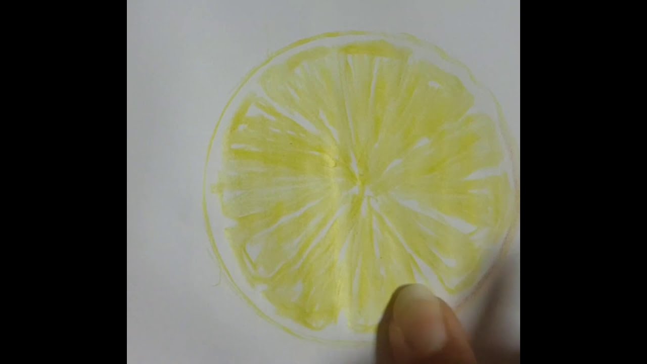 Drawing of lemons - How to draw 3D Art - YouTube