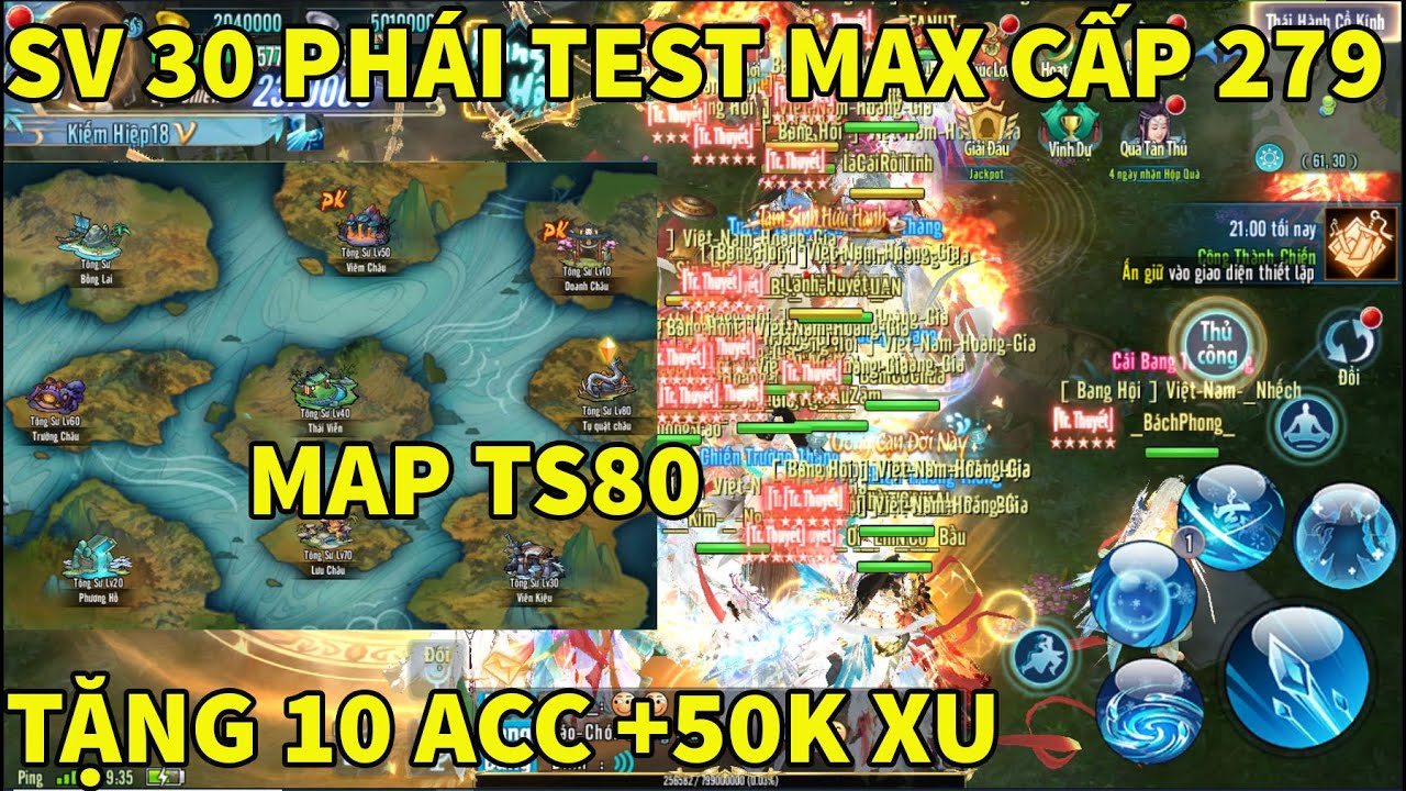 VLTK Mobile Lậu 30 Phái Full đồ và ngoại trang mới nhất - đã mở map mới ...