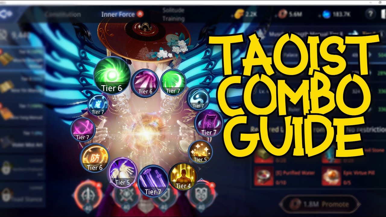 MIR4 TAOIST BASIC COMBO - YouTube
