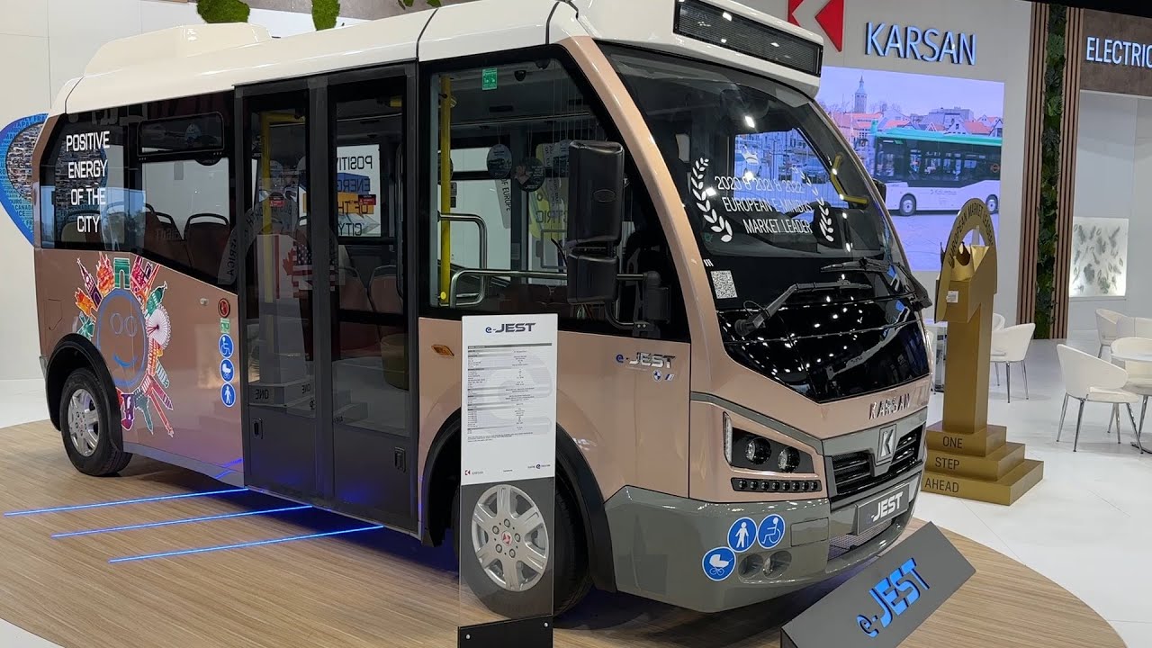 2024 Karsan e-Jest Electric Bus Exterior - YouTube