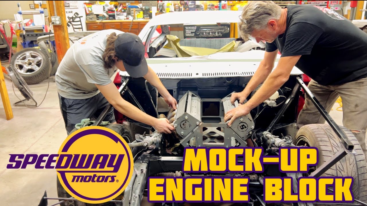 Mock-Up Engine Block To Save My Back! - YouTube