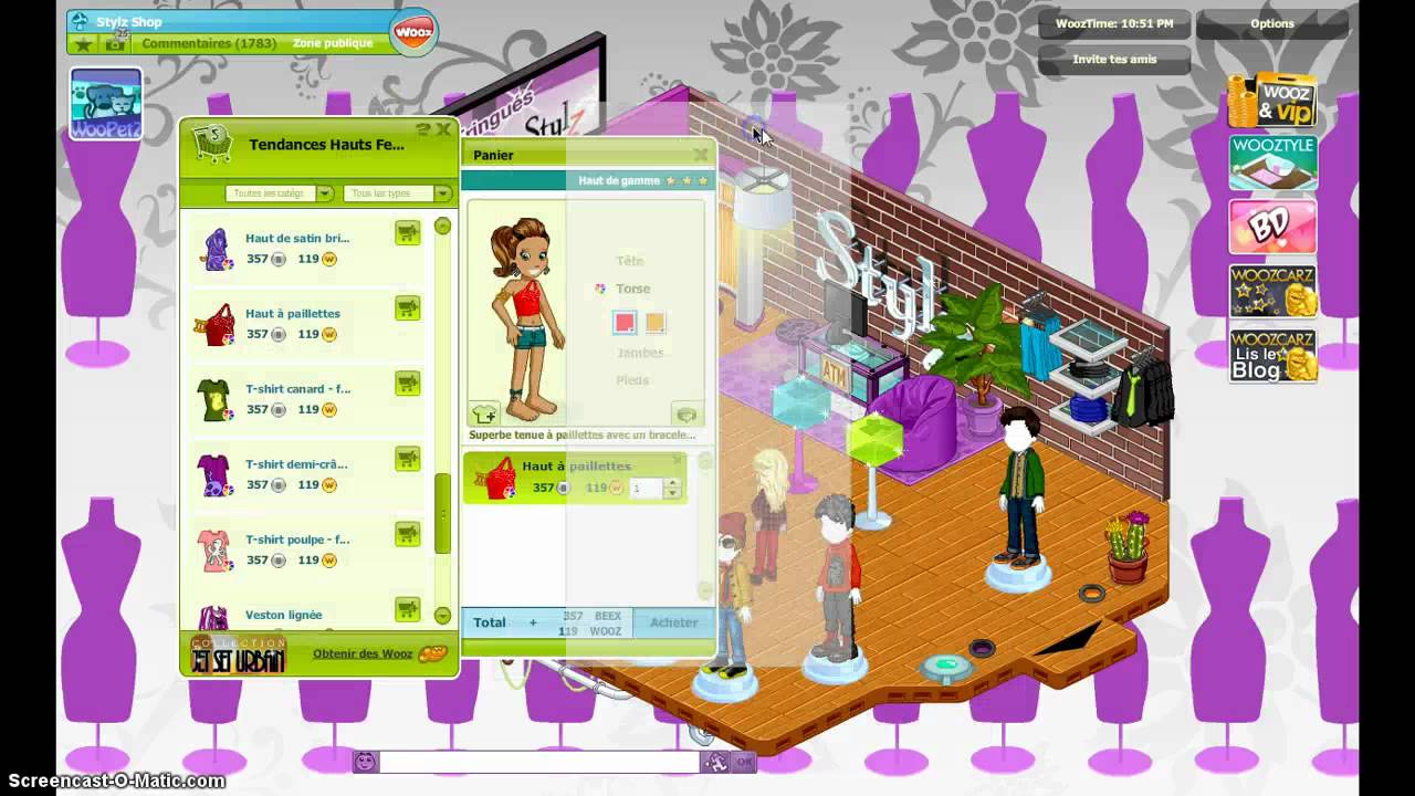 Les codes des couleur woozworld - YouTube