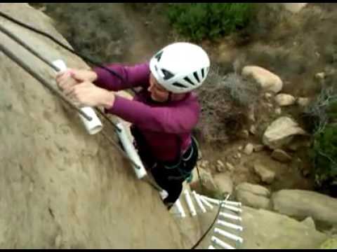 Bachar ladder climb - YouTube
