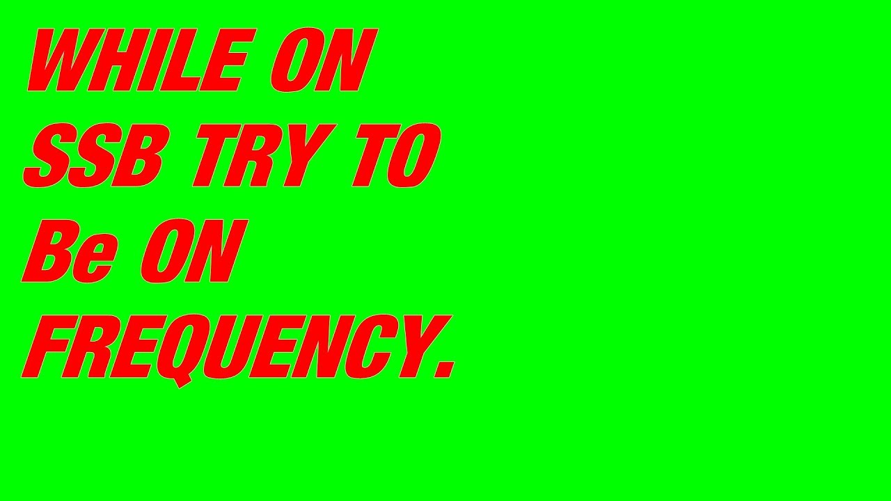 CB RADIO England SSB Frequency CHECK. - YouTube