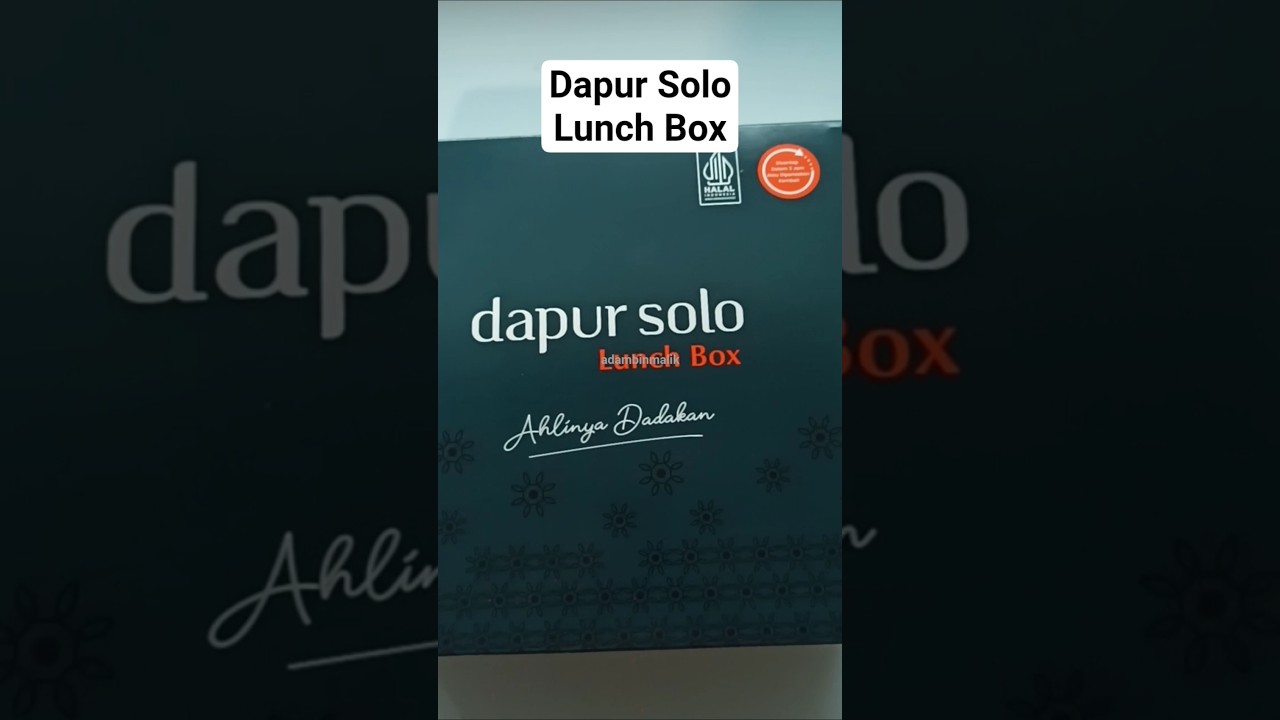 Dapur Solo Lunch Box #shorts #trending #viral #dapursolo #kuliner #food ...