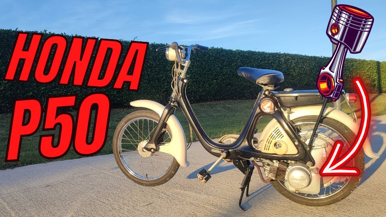 MOTEUR DANS LA ROUE , LA HONDA LA PLUS RARE PRODUITE!? [ HONDA P50 ...