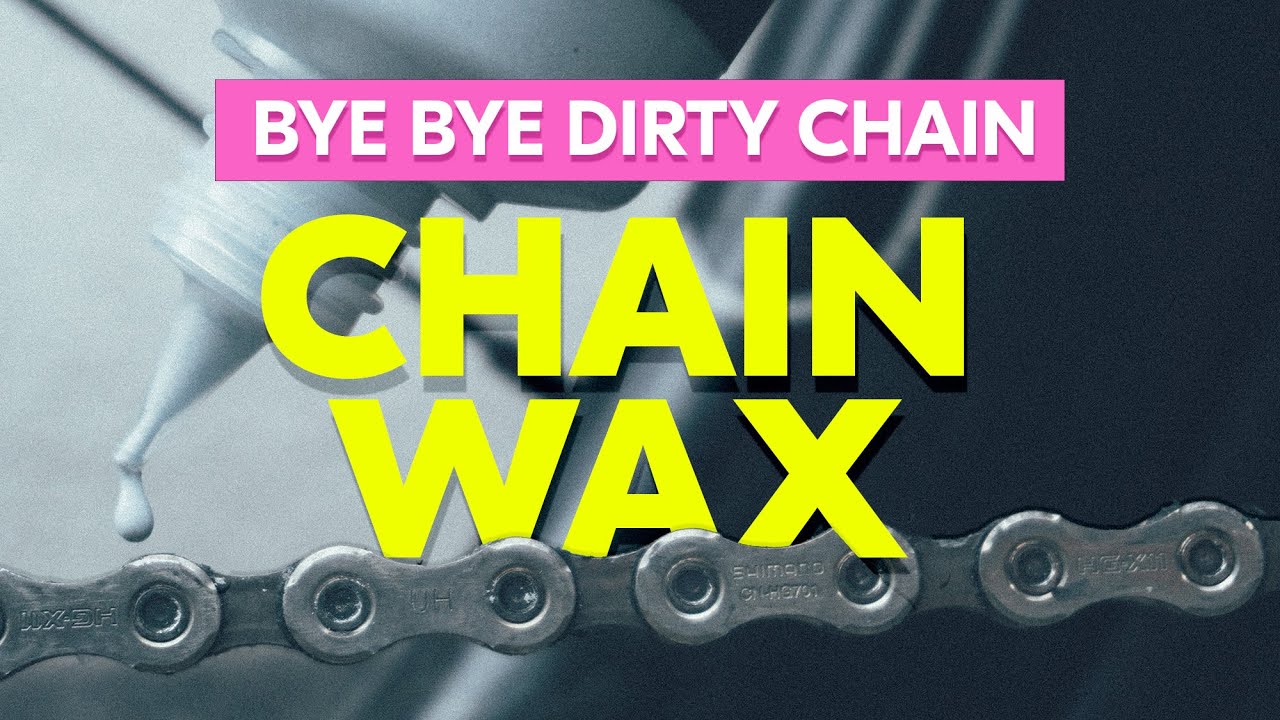 How to easily wax your road bike chain - YouTube