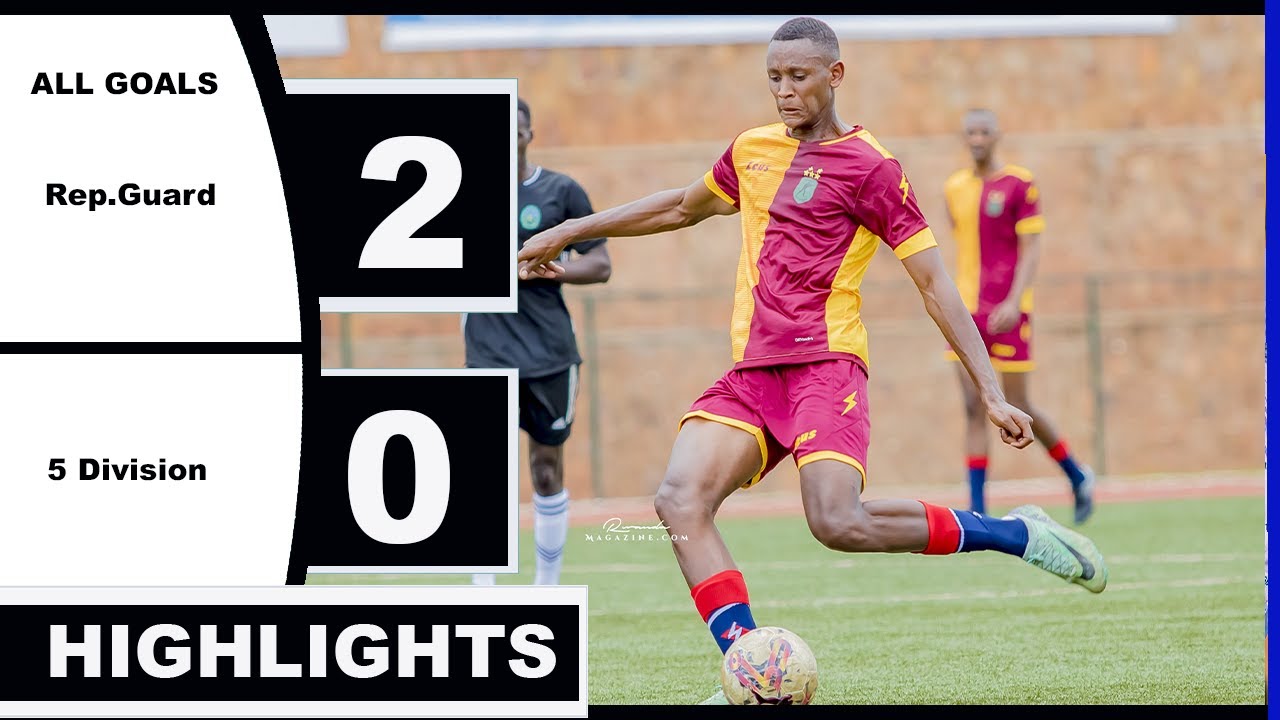 Highlights & Goals : Rep .Guard 2 - 0 Division (V) - YouTube