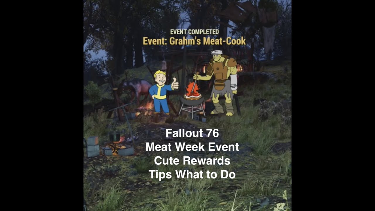 Fallout 76 - Meat Week Event - How to Play - Cute Rewards - YouTube