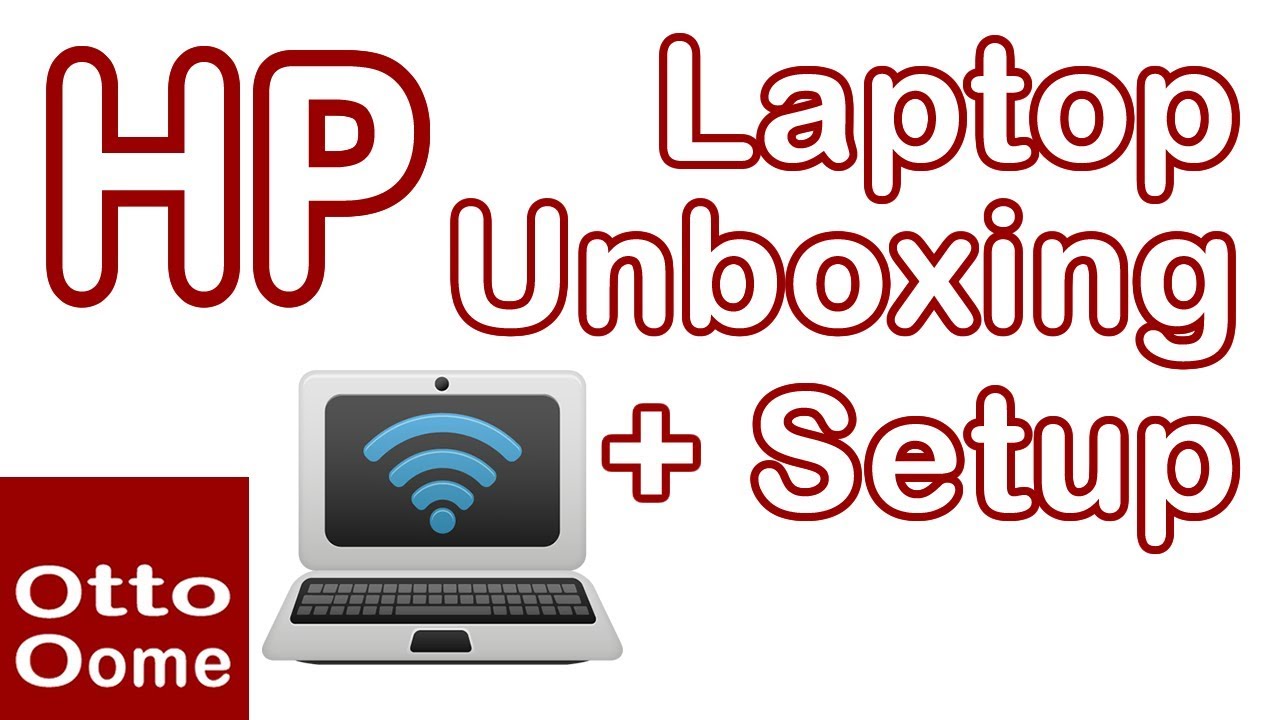 Unboxing HP PC Laptop en installatie (setup) - YouTube