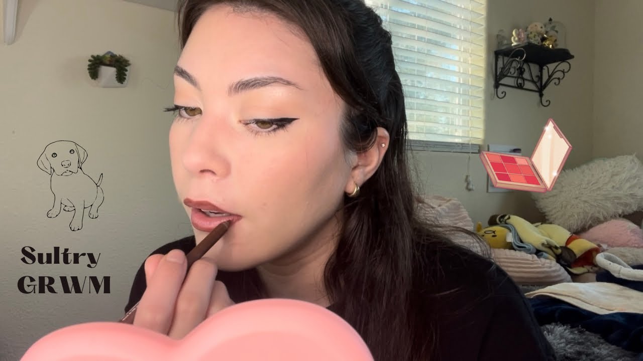 Simple Bold & Beautiful Makeup w Puppy dog liner 🐶 - YouTube