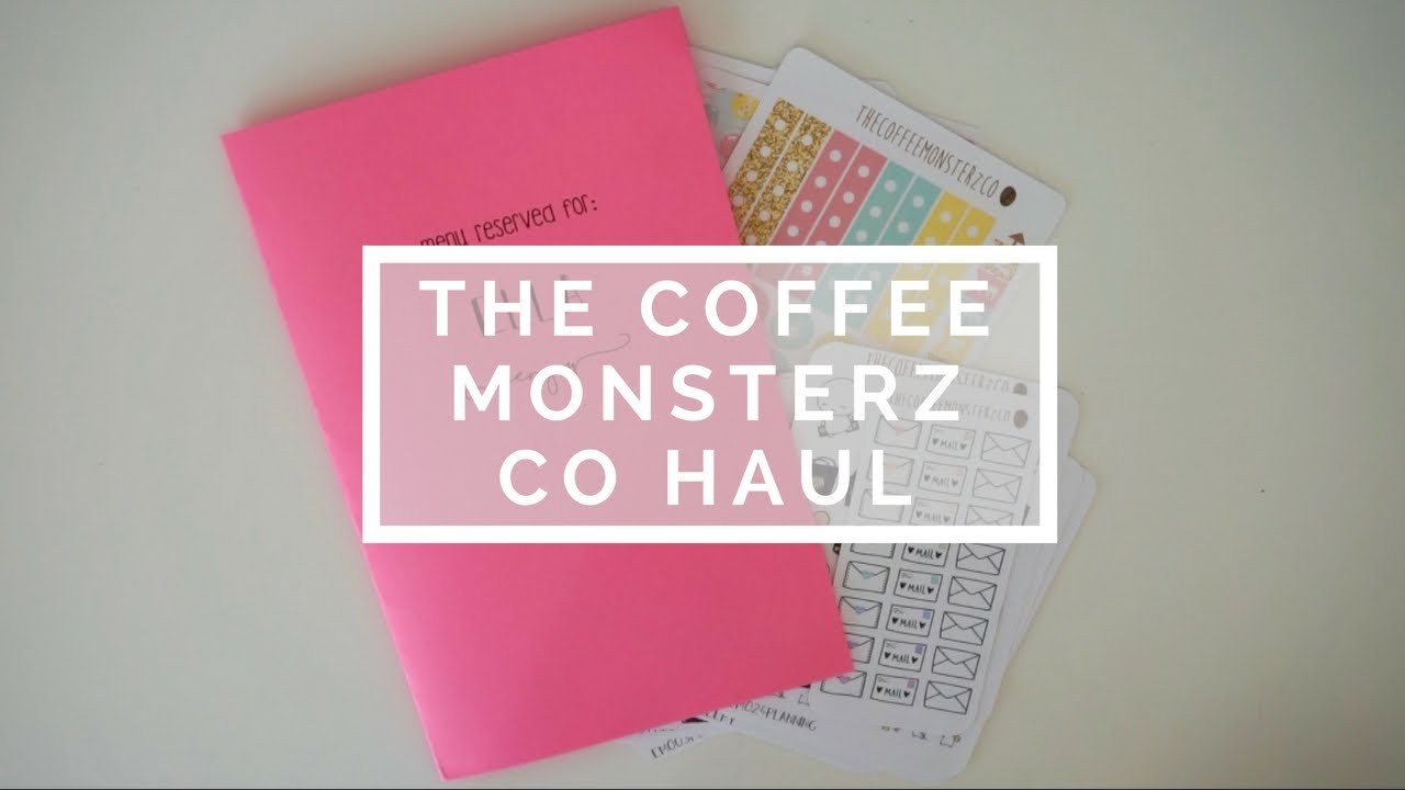 The Coffee Monsterz Co Haul - YouTube