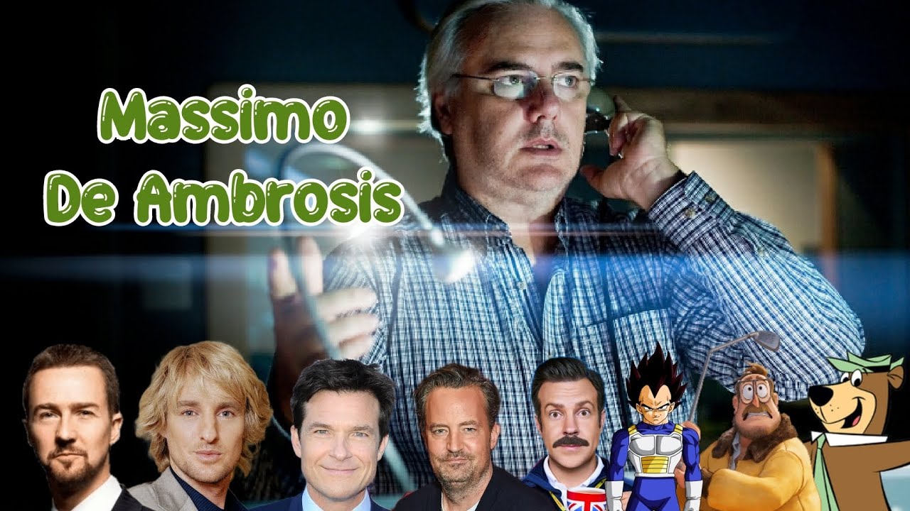 Intervista a Massimo De Ambrosis voce di Matthew Perry, Edward Norton e ...