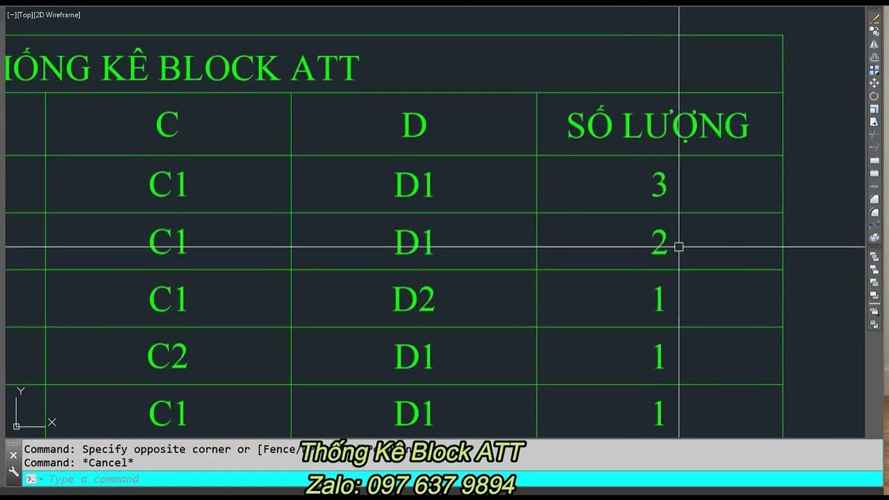 Lisp Thống Kê Block ATT - YouTube