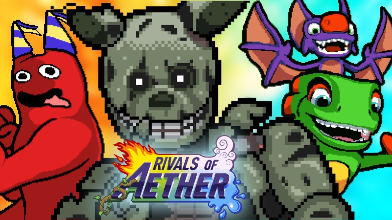Rivals of Aether Workshop: Triple Character Showcase #9 (Banban, Yooka ...
