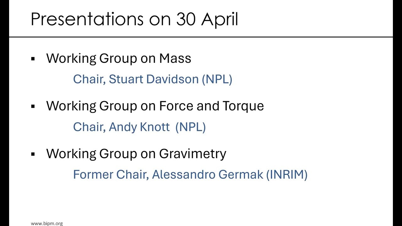 CCM Webinar - 30/04/2024 - Presentation of CCM technical working groups: 1st part - YouTube