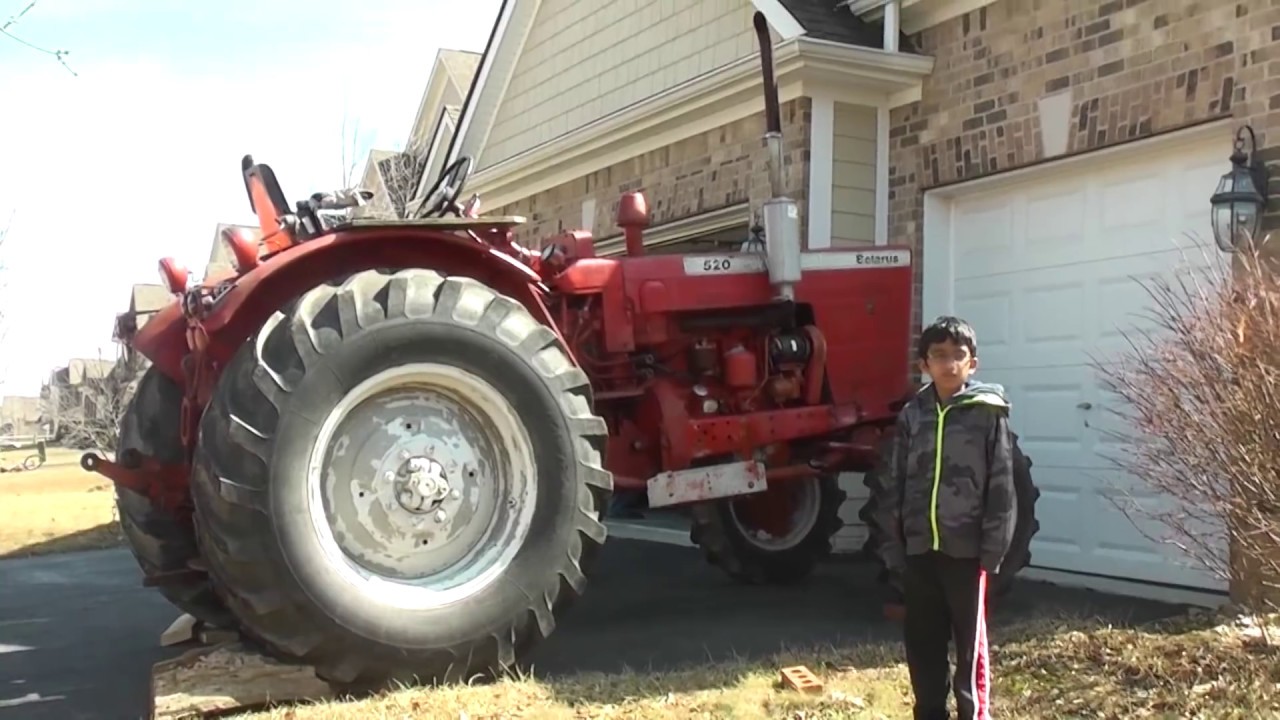 Belarus 520 Tractor Delivery In USA - YouTube