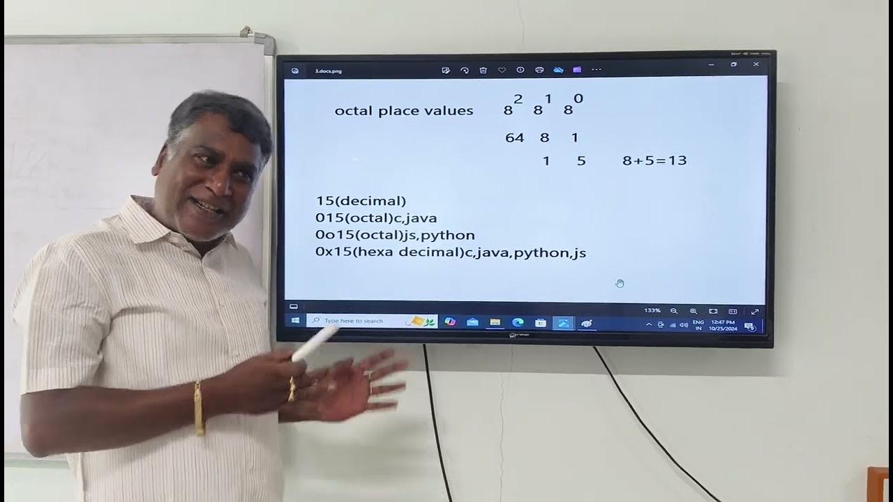 NUMBER SYSTEM IN PROGRAMMING | Q1 SOLUTION I SREEDHARSIR #code #codinglife #clanguage # ...