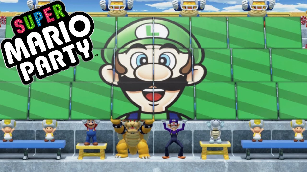 Super Mario Party Pep Rally Minigames Gameplay - YouTube