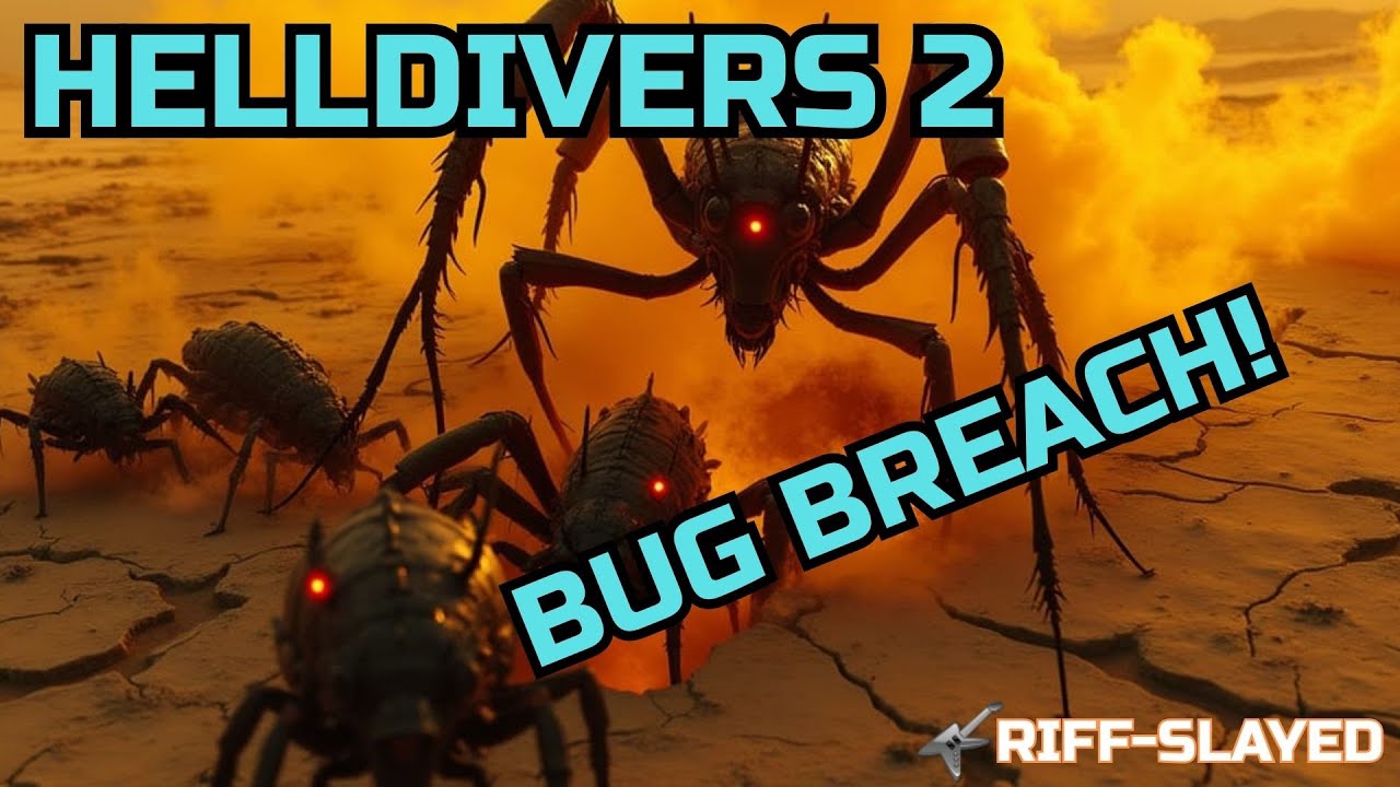 Helldivers 2 | BUG BREACH Gets Riff-Slayed! (Full Classic Metal Version ...
