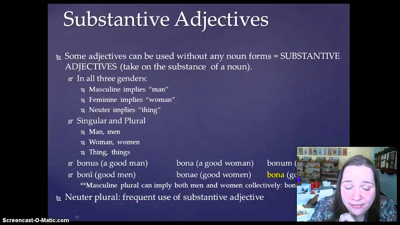 Substantive Adjective YouTube substantive-adjective-youtube