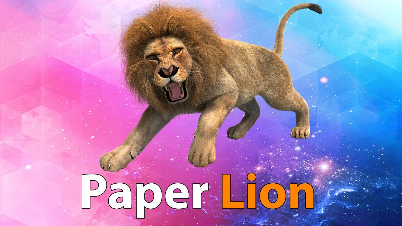 How to Make Paper Lion - How to Make Paper Things at Home #18 - YouTube
