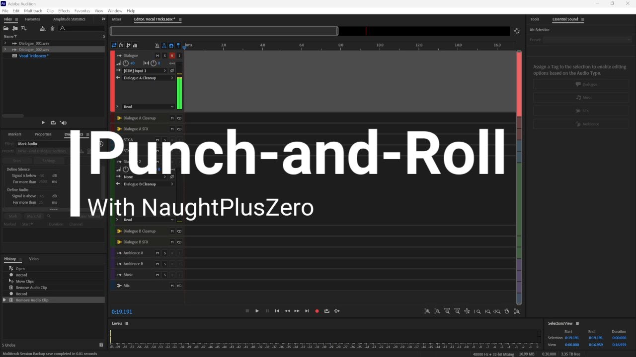 How To: Punch-and-Roll Recording for VAs w/ @NaughtPlusZero - YouTube