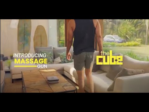 The Cube Club Massage Gun | Electric Handheld Massager for Deep Tissue ...